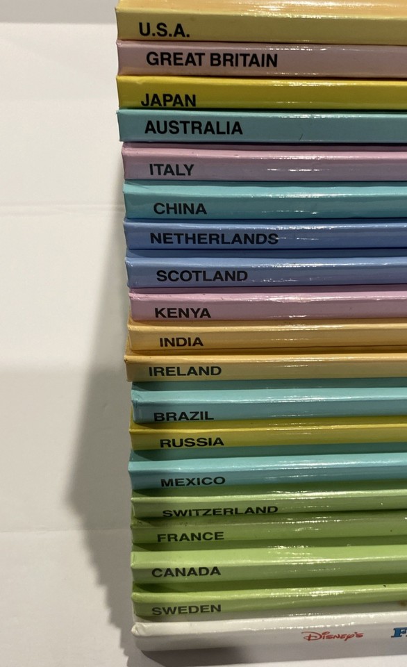 Disney's Small World Library Adventure Books Set of 19 Hardback | eBay