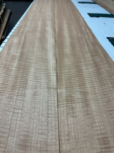 Figure Anigre Raw Wood Veneer 2 sheets 101'' x 10'' 919F | eBay
