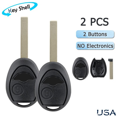 2 For 2002 2003 2004 2005 BMW Mini Cooper S R50 R53 Remote Key Fob Case ...