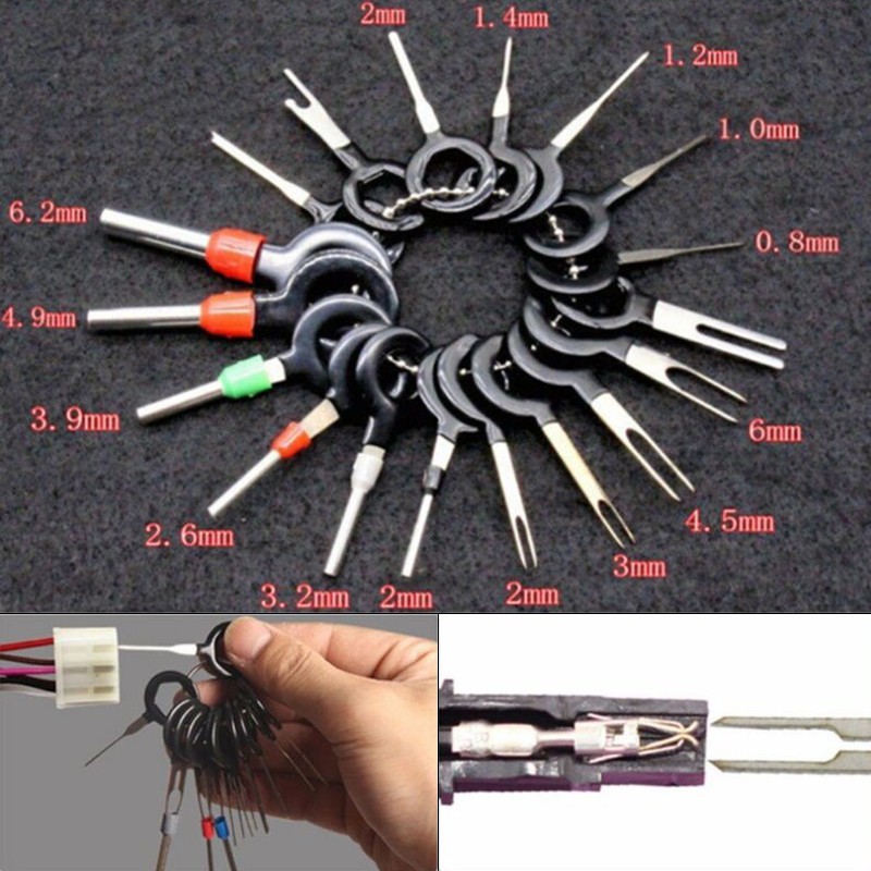 21X Car Terminal Removal Tool Kit Wire Connector Pin Release Extractor ...