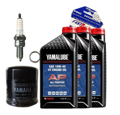 Yamaha Oil Change Kit W/ Spark Plug Kodiak/Grizzly 700 YFM700R (2007 ...