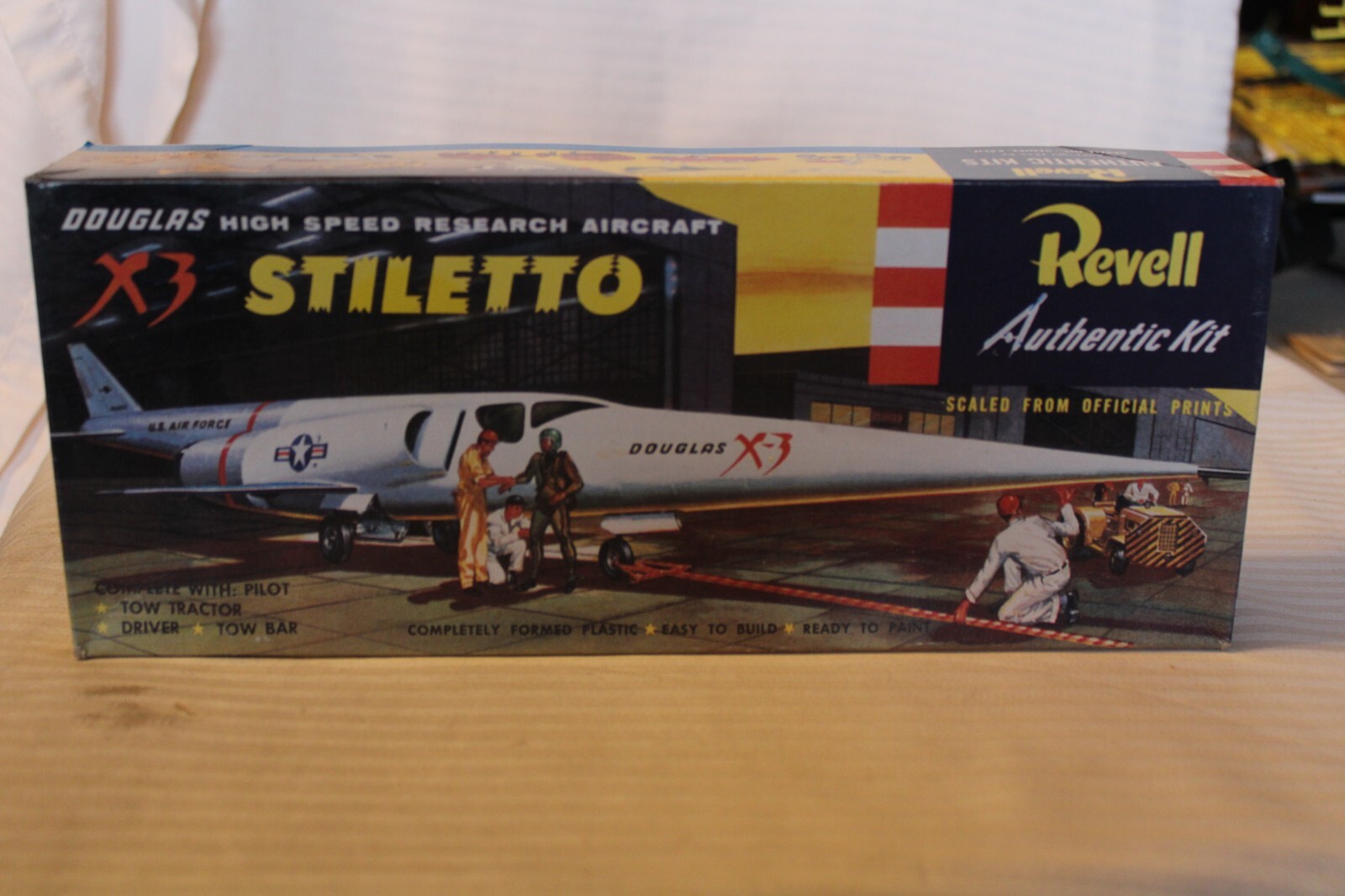 1/63 Scale Revell Douglas X3 Stiletto Jet Model Kit #259-89 BN Open Box ...