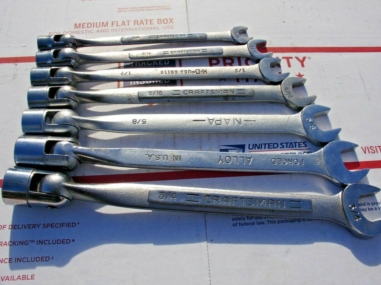 7PC SALTUS FLEXSOCKET COMBINATION WRENCH SET | eBay