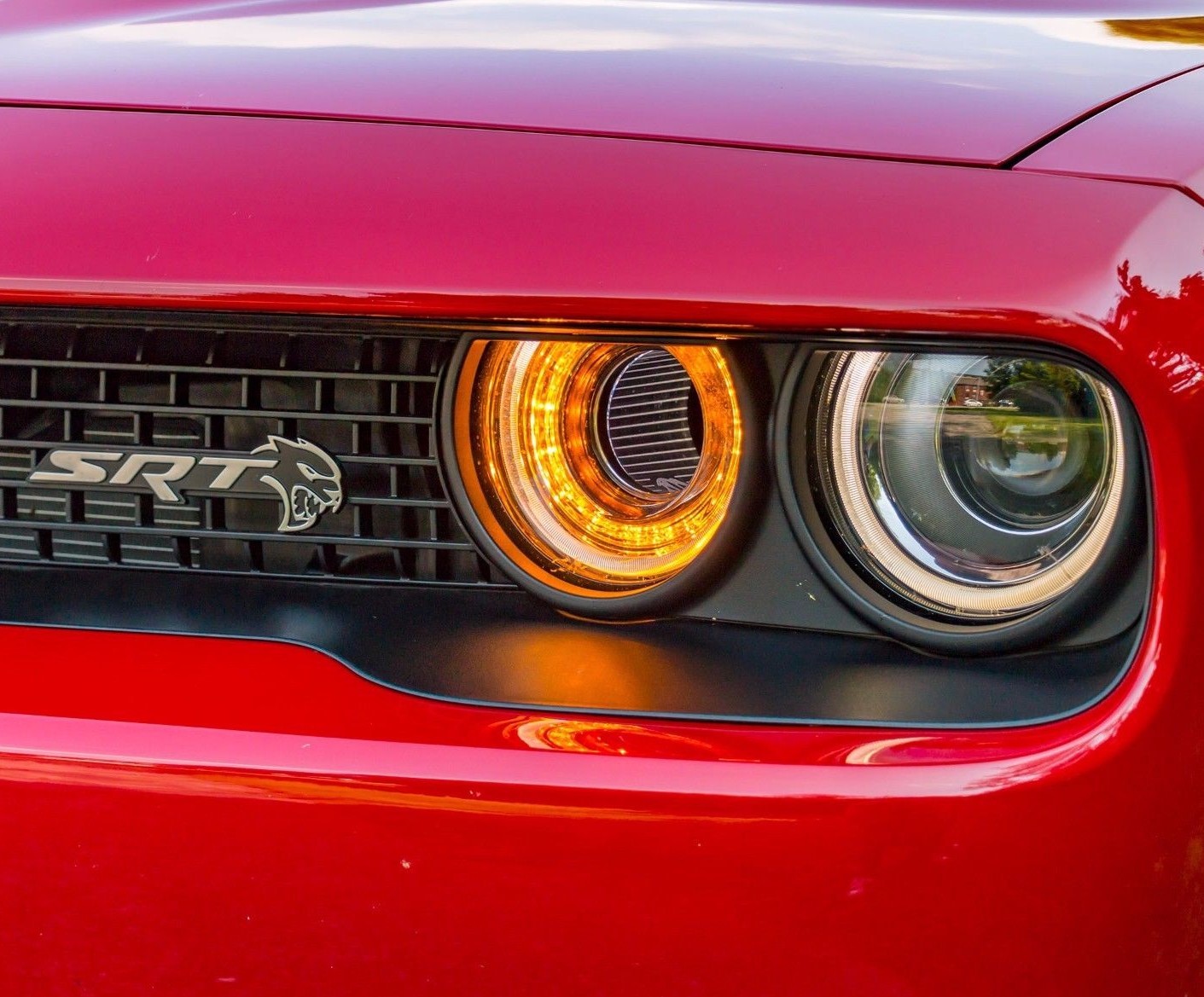 NEW 2015-2023 Dodge Challenger SRT HELLCAT Front Grille Emblem, OEM ...