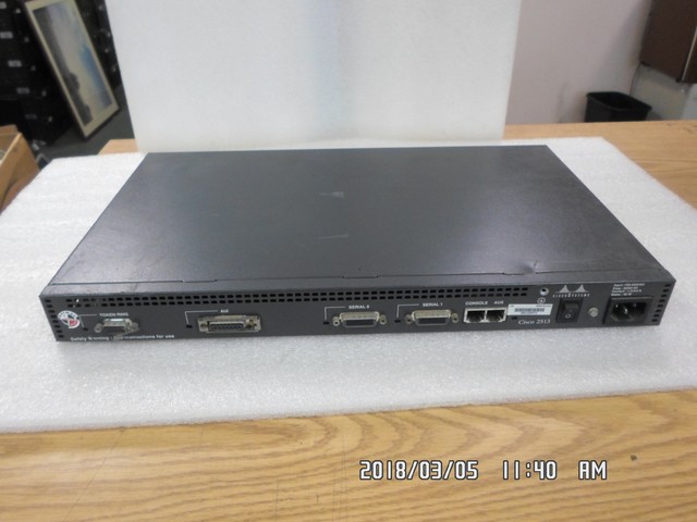Cisco 2513 Ethernet Token Ring Dual Serial Router for sale online | eBay