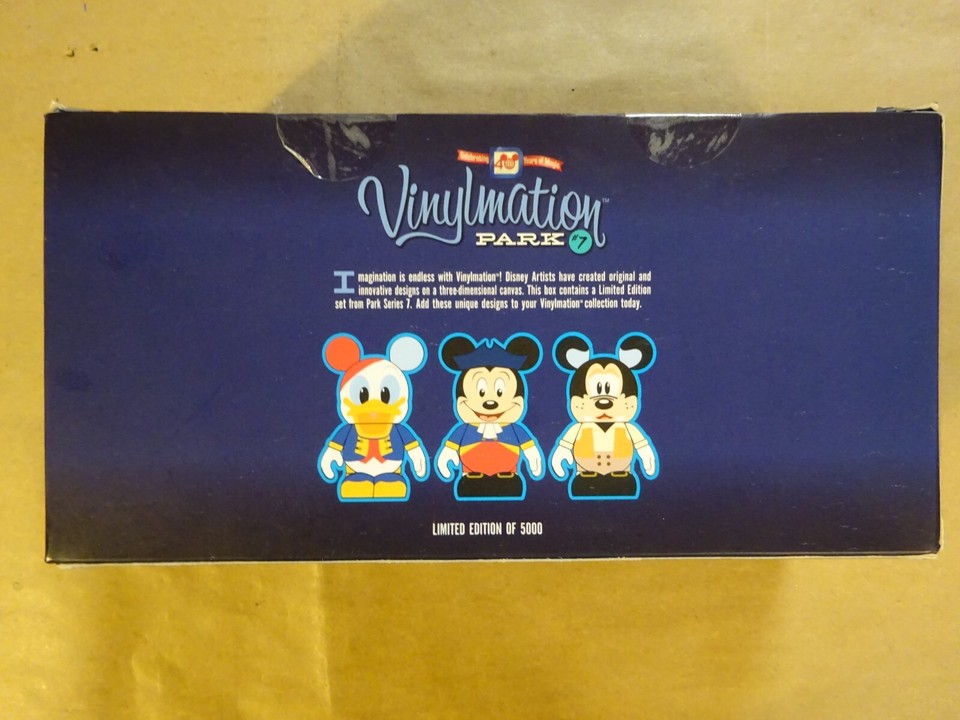 Disney World Vinylmation America On Parade Figure Set of 3 Sealed Park ...