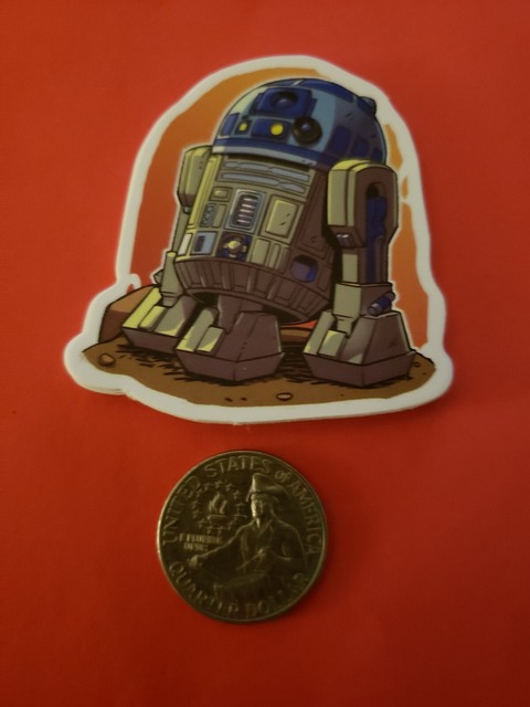 Star Wars R2-D2 Cartoon Chibi VINYL DECAL STICKER Jedi Sith Skywalker ...