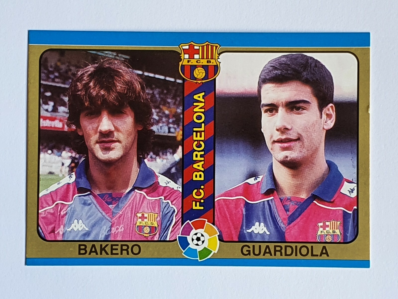 Guardiola Bakero FC Barcelona #5 Mundicromo 1994-95 Futbol Total La ...