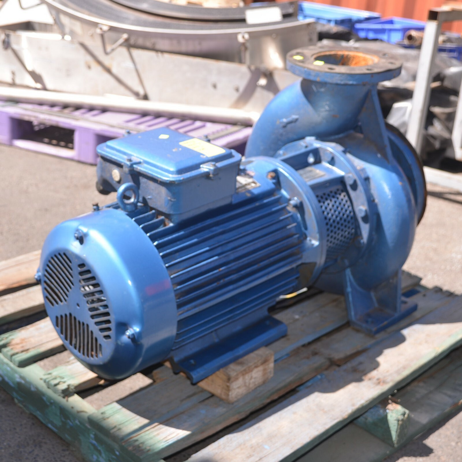 18.5 KW 200mm 8 in x 150mm 6 in 250mm imp ISO centrifugal pump 108 GPM ...