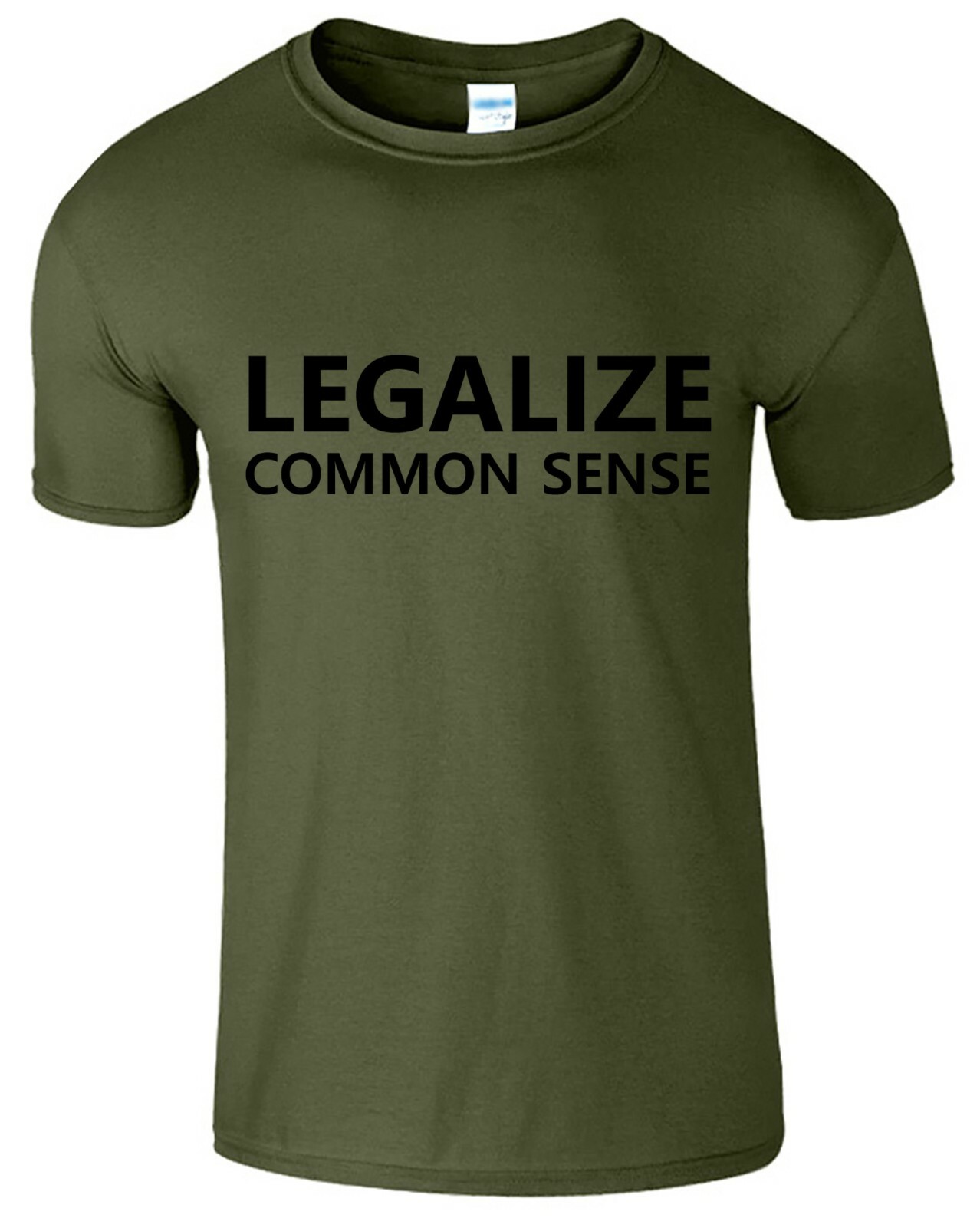 Legalize Common Sense Men's T-Shirt Sarcastic Cool Adult Humor Funny ...