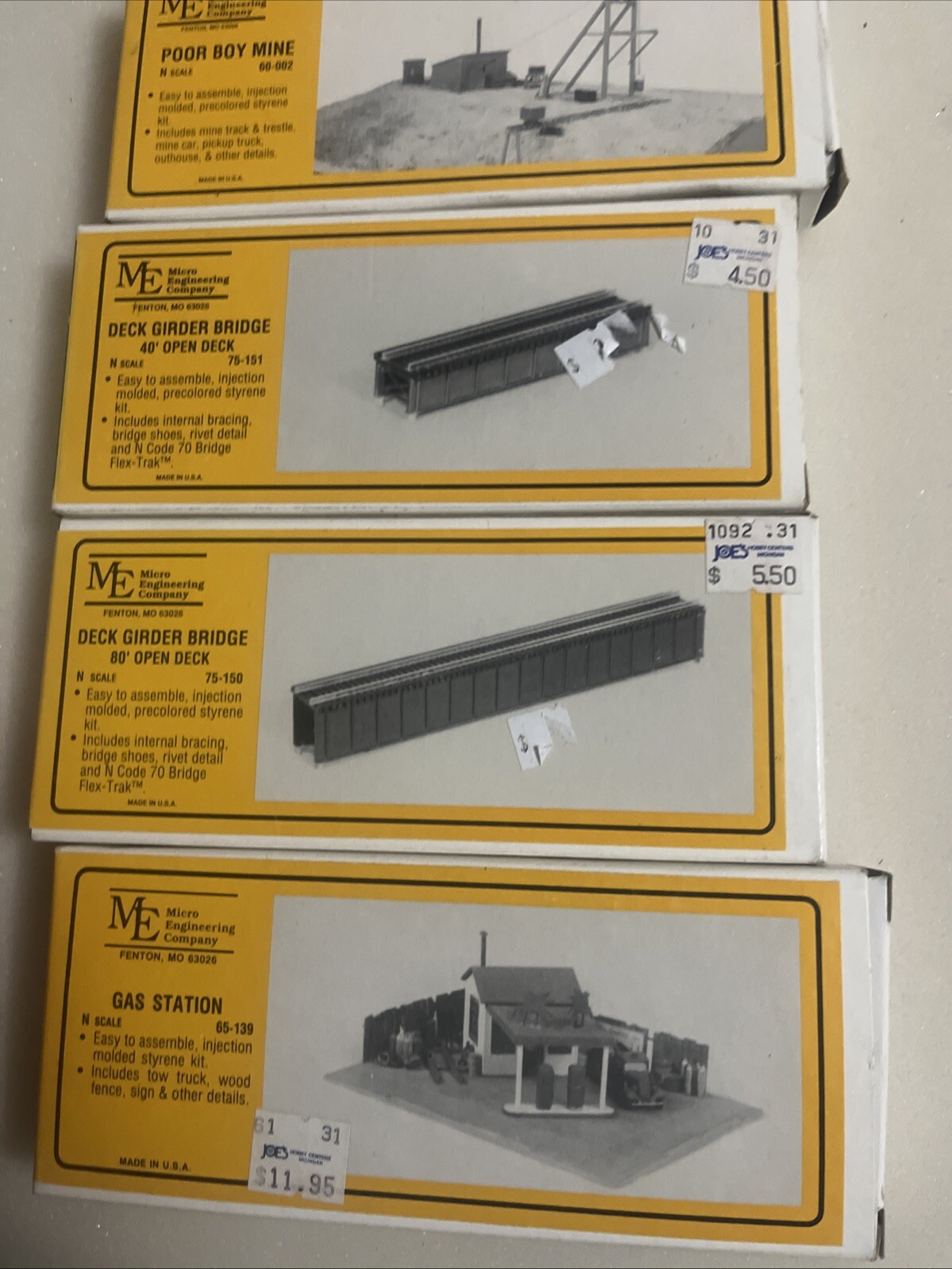 ME Micro Engineering Company N Scale Buildings Lot of 5 | eBay
