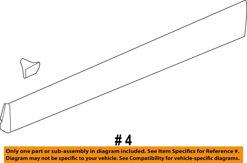 GM OEM 13-22 Encore Front Door Exterior Trim-Lower Molding 95310027 | eBay