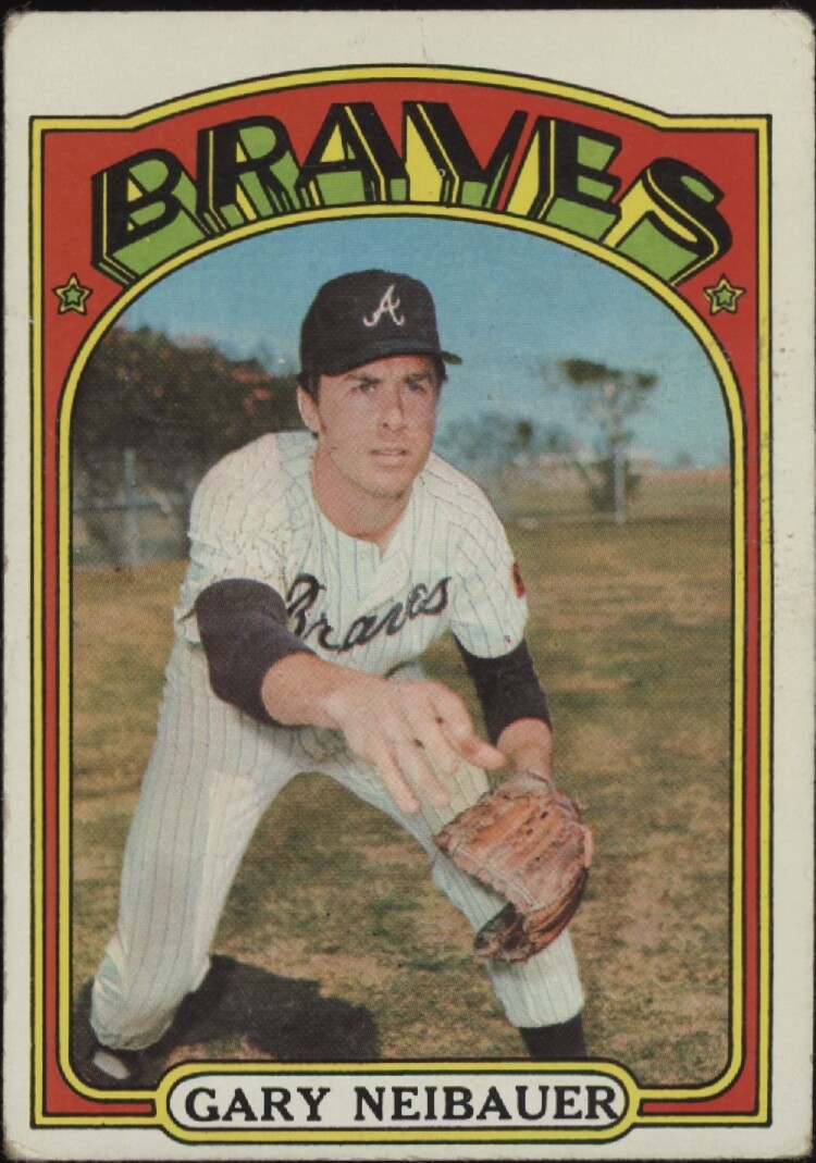 1972 Topps #149 Gary Neibauer - Atlanta Braves | eBay