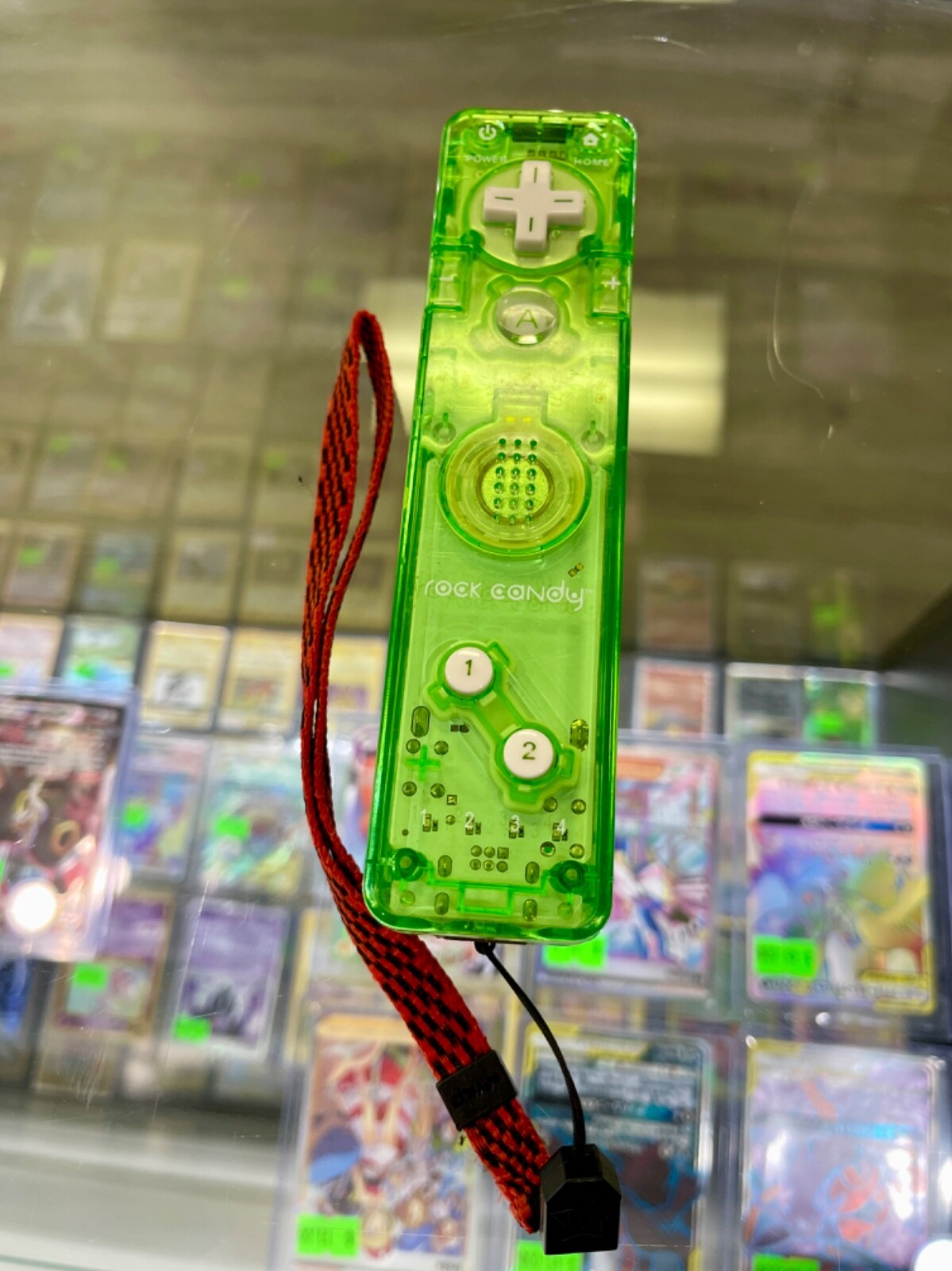 Nintendo Wii Gree Rock Candy Wiimote Remote Game Controller w/ Strap ...