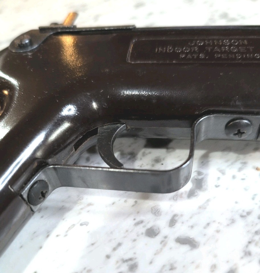 VINTAGE Johnson Automatics Indoor Target Gun RUBBER BAND BB GUN SIZE ...