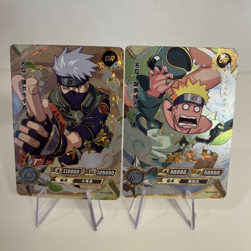 Kakashi Hatake "Orange Gold Prism" Kayou Official Naruto Card TCG NR-OR ...