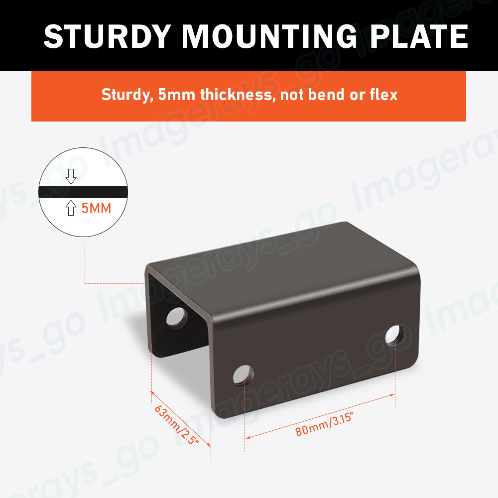 2X 400mm-550mm Drop Down Corner Steadies Stabilizer Legs Caravan Camper ...