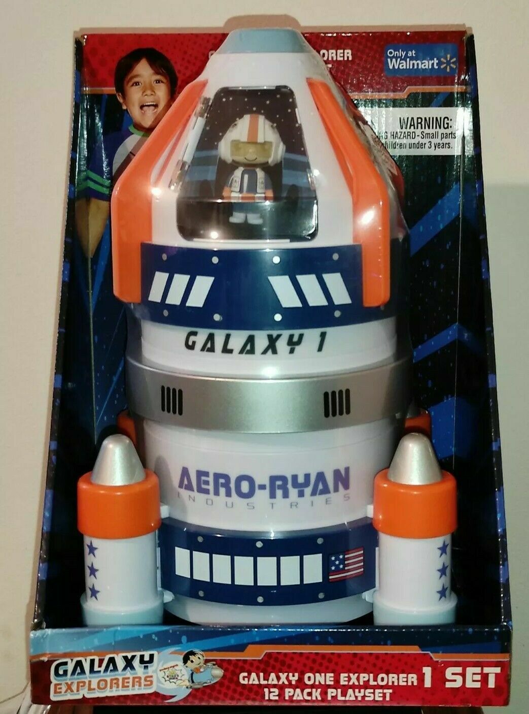 Ryan's World Galaxy One Explorer 1 set 12 pack playset AERO-RYAN NEW in ...