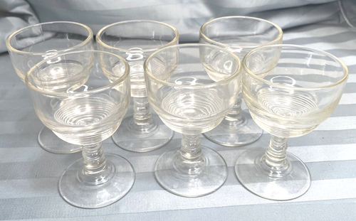 Anchor Hocking MCM Manhattan Pattern Sherry Cordial Apéritif Glasses ...