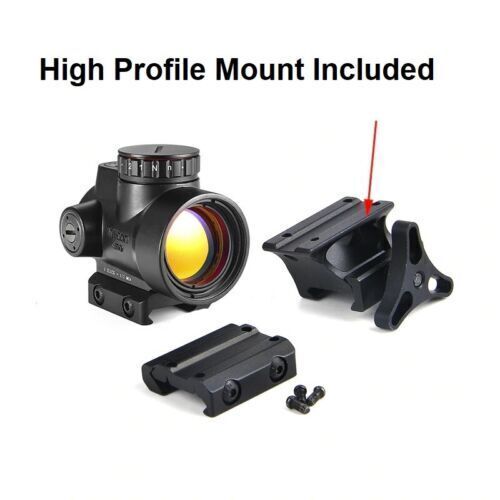 MRO 1x25 Red Dot Sight Tactical Illuminated Hunting Rifle Scope. | eBay