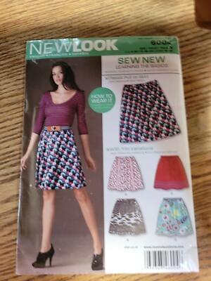 New Look 6004 Misses Skirts Size (4-16) Sewing Pattern Uncut New | eBay