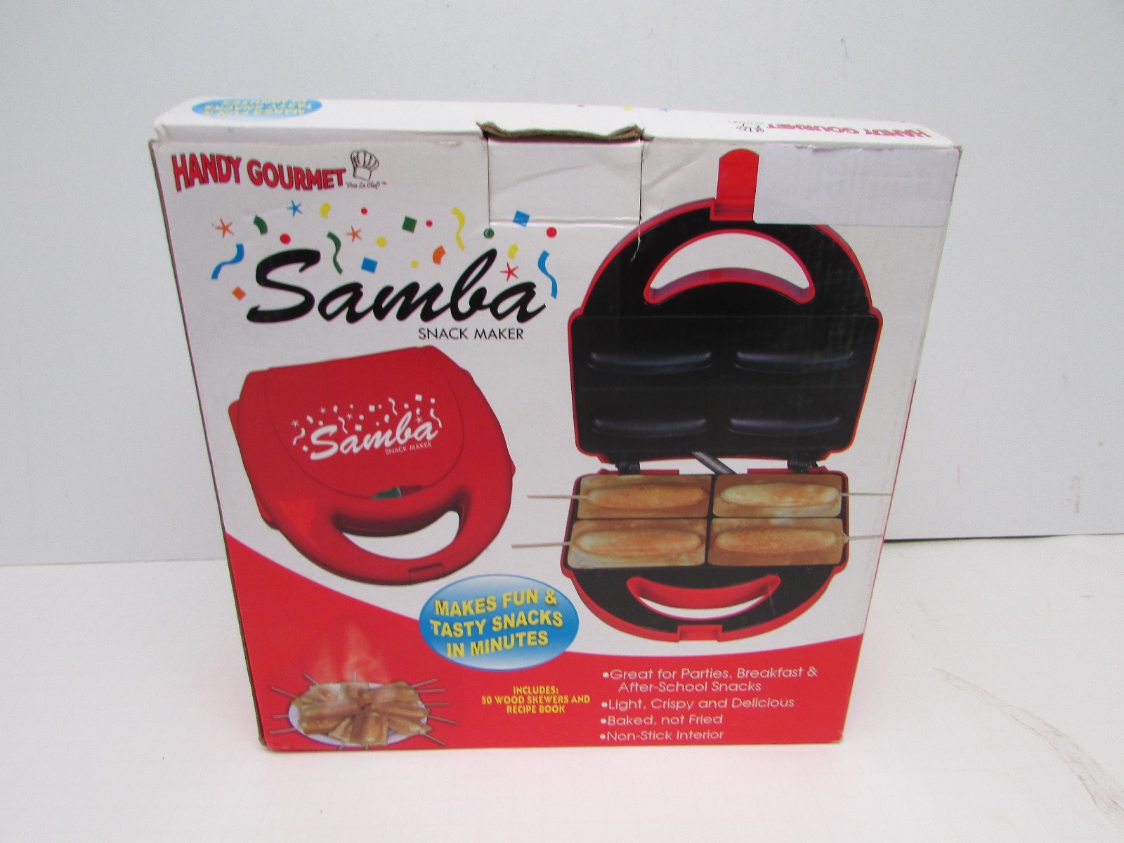 New Handy Gourmet JB5794 Samba Snack Maker | eBay