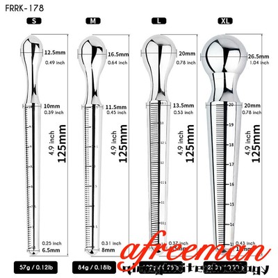 Metal Plug Male Sounds Dilator Stainless Steel Urethral Sounding Tool ...
