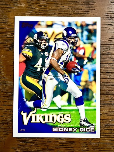Sidney Rice 2010 Topps Football #251 MINT Vikings Legends Jersey USC Gamecocks💙 | eBay