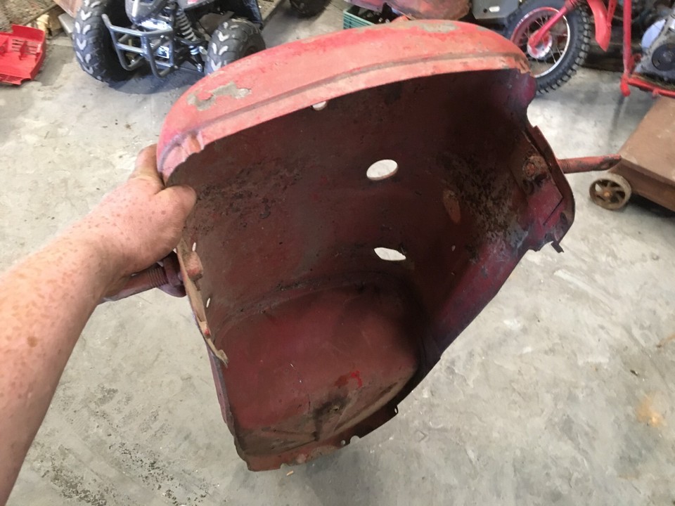 Farmall Cub Antique Tractor Hood Gas Tank Red Cub Screen Grill | eBay