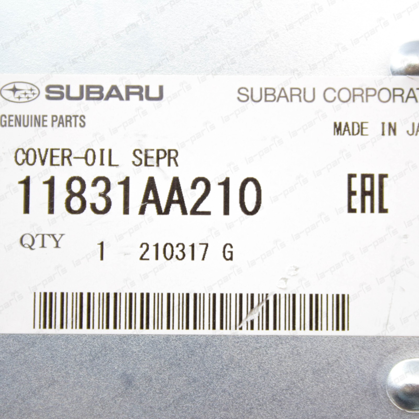 NEW GENUINE SUBARU WRX STI EJ205 EJ255 EJ257 OIL SEPARATOR COVER KIT ...