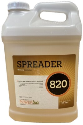 Spreader 820 - 80% Non-ionic Surfactant - 2.5 Gallons - high quality NO ...