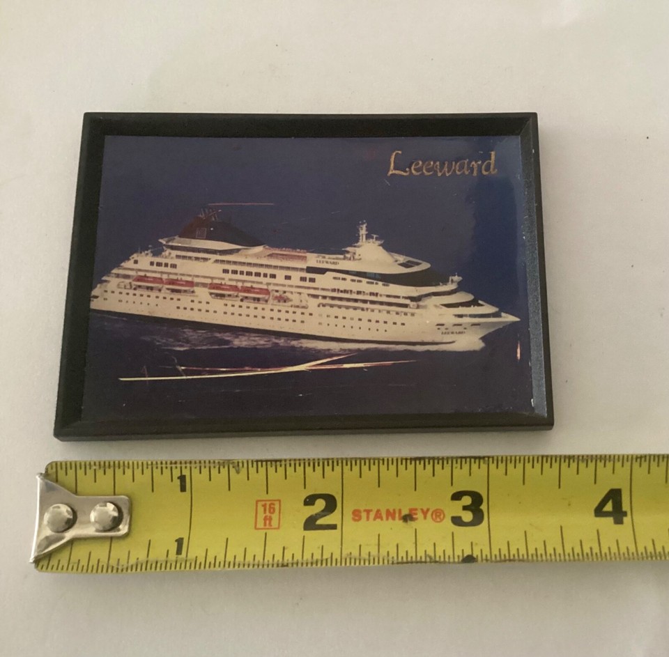 Norwegian Cruise Lines Leeward Cruise Ship Frame Shape Fridge Magnet ...
