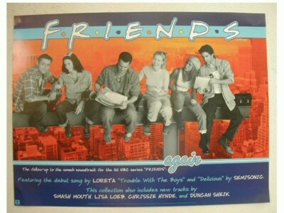 Friends Poster Jennifer Aniston Lisa Kudrow Promo | eBay Australia