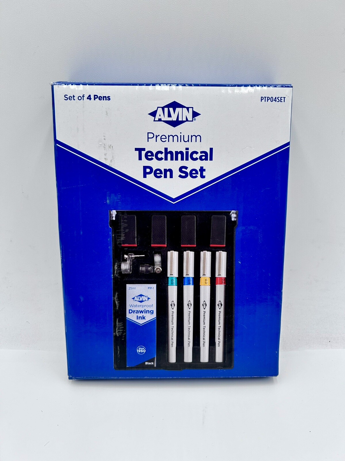 Alvin PTP04SET Technical Pen Box Set of 4 Drafting Architecture Artist ...