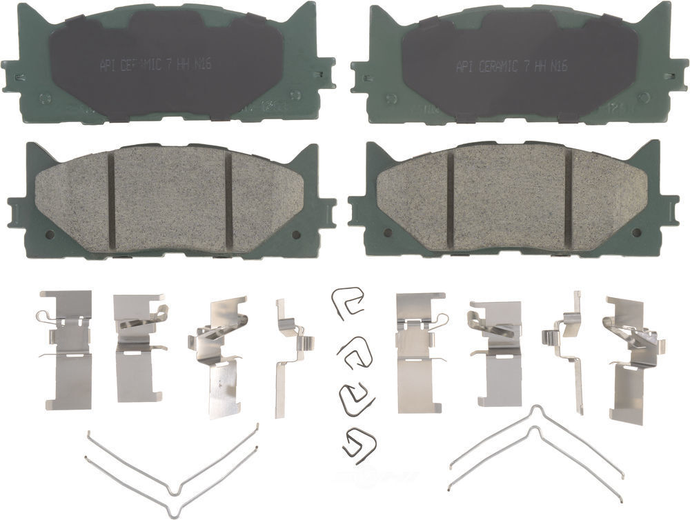 Disc Brake Pad Set-PCT Ceramic Disc Brake Pad Autopart Intl 1412-36809 ...