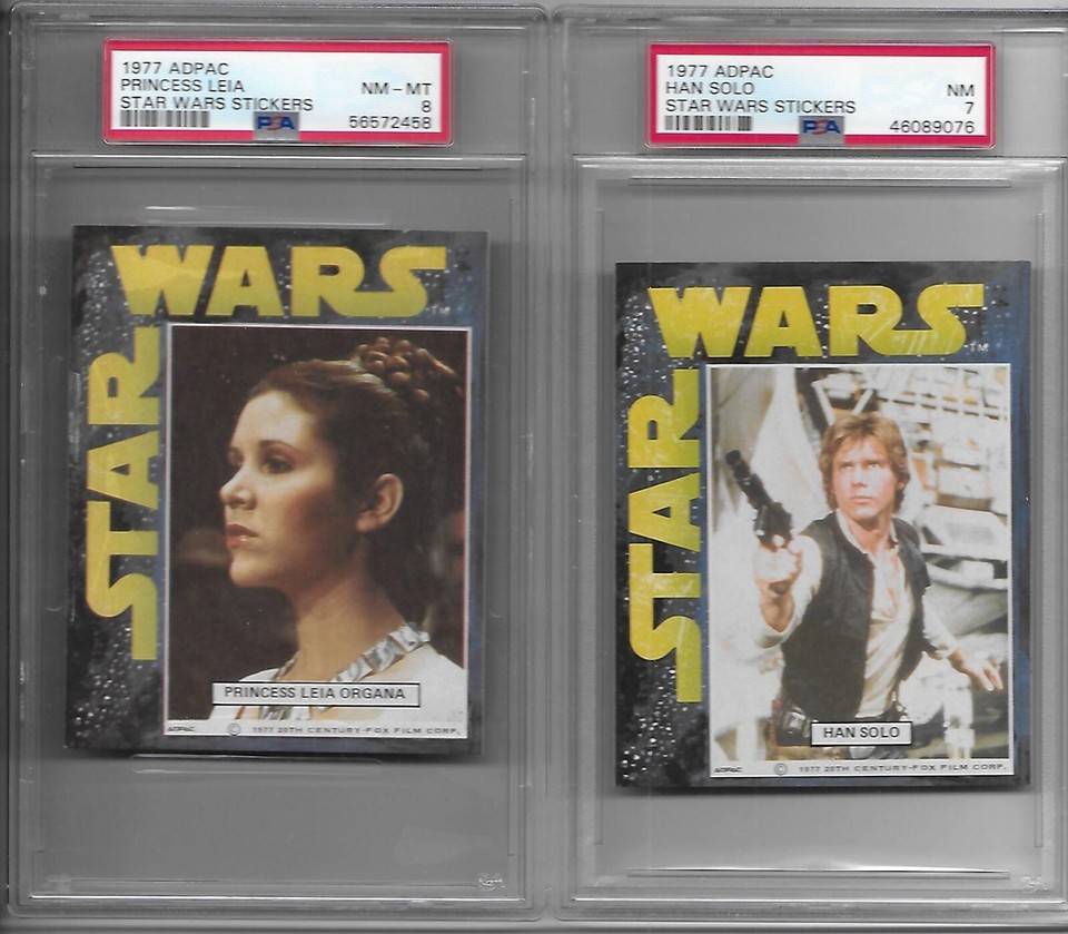 1977 Star Wars ADPAC General Mills Complete Set (16) PSA Graded; NM-MT ...