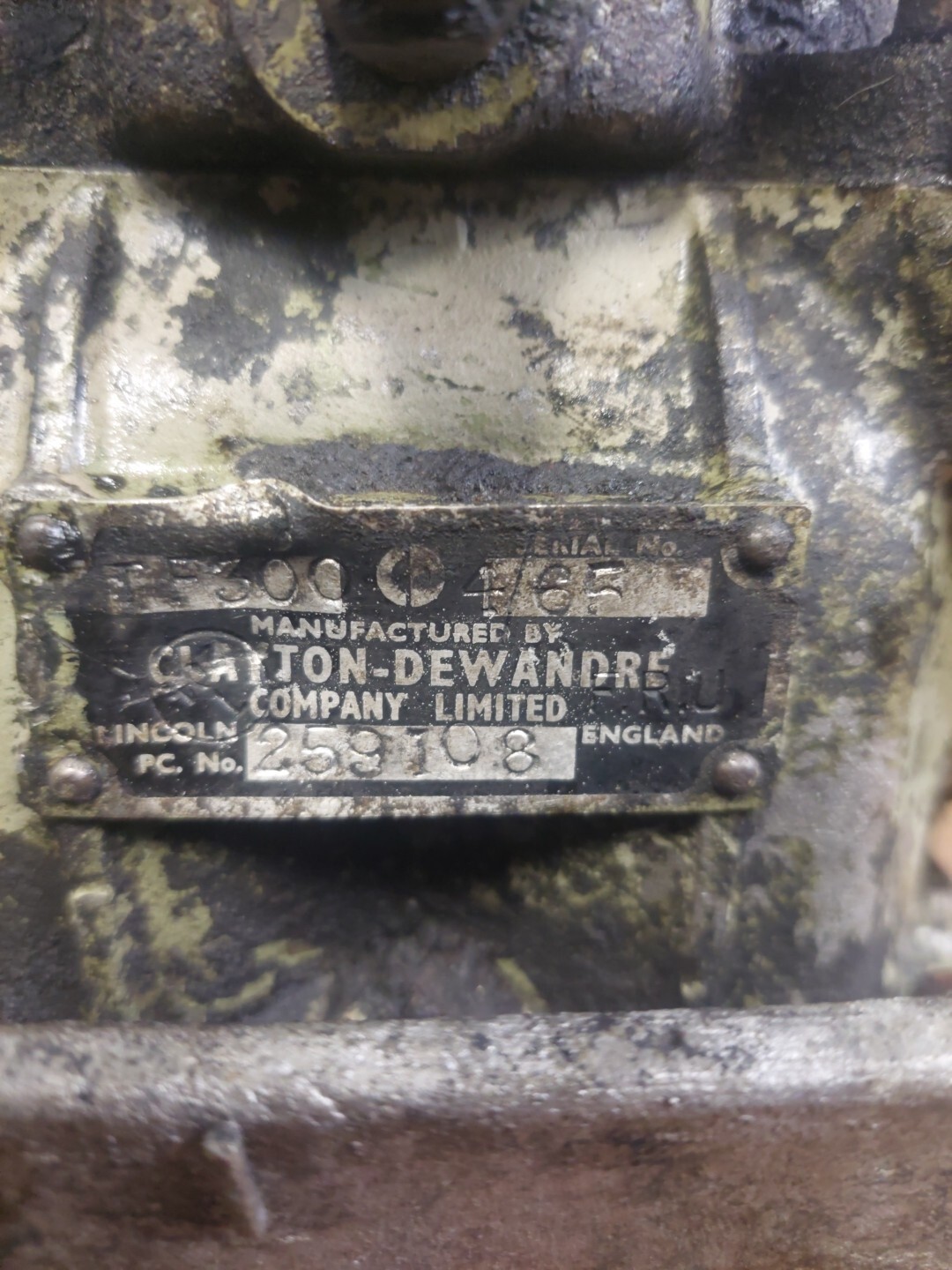 Clayton Dewandre Compressor To Suit Military Vehicle Rolls-Royce B ...