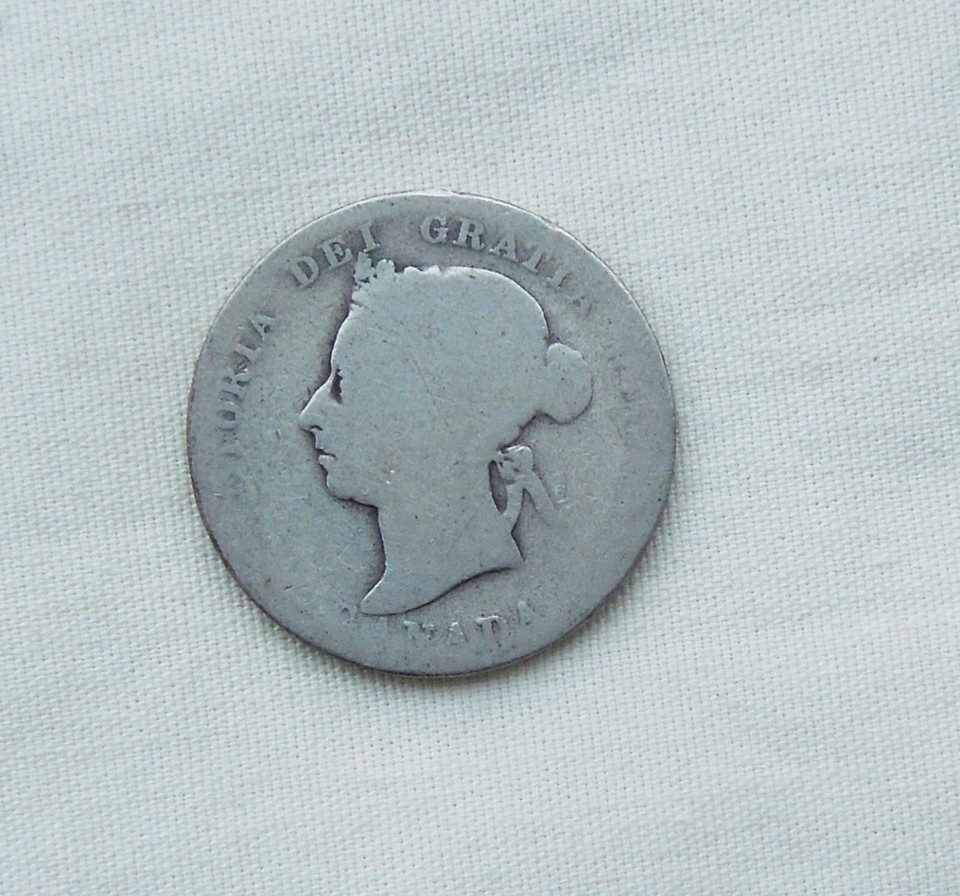 1889 Silver Canadian Twenty-Five Cent | eBay