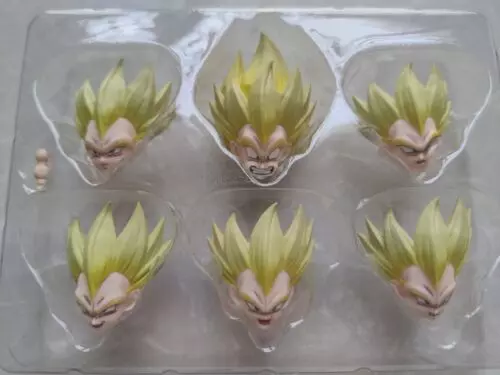 custom dragon ball shf super saiyan vegeta head sculpture | eBay