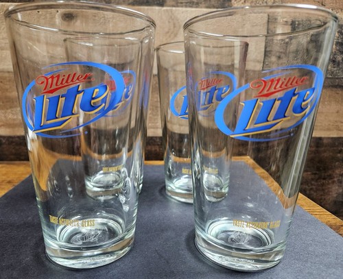 Miller Lite Taste Activator Collectible Beer Pint Glass 4 Pack . Man ...