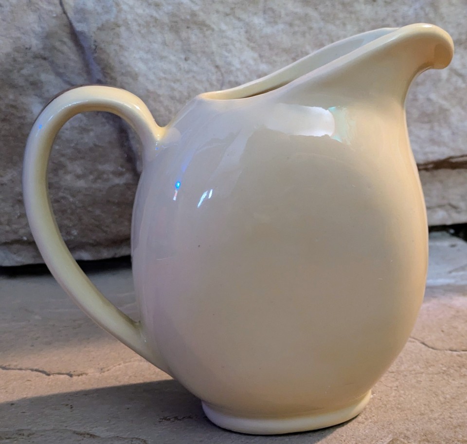 Vintage Shawnee Pottery Cornflower Milk Cream Pitcher USA 35 Butter ...