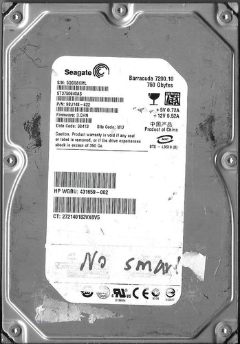 Seagate ST3750640AS 750GB Sata Hard Drive P/N: 9BJ148-622 5QD WU | eBay