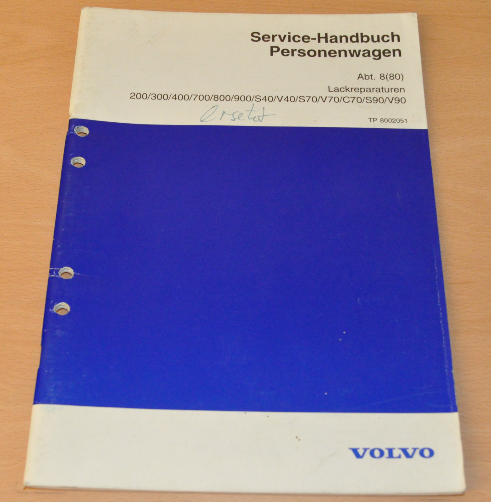 Werkstatthandbuch Volvo Service Handbuch PKW Lackreparaturen 1997 | eBay
