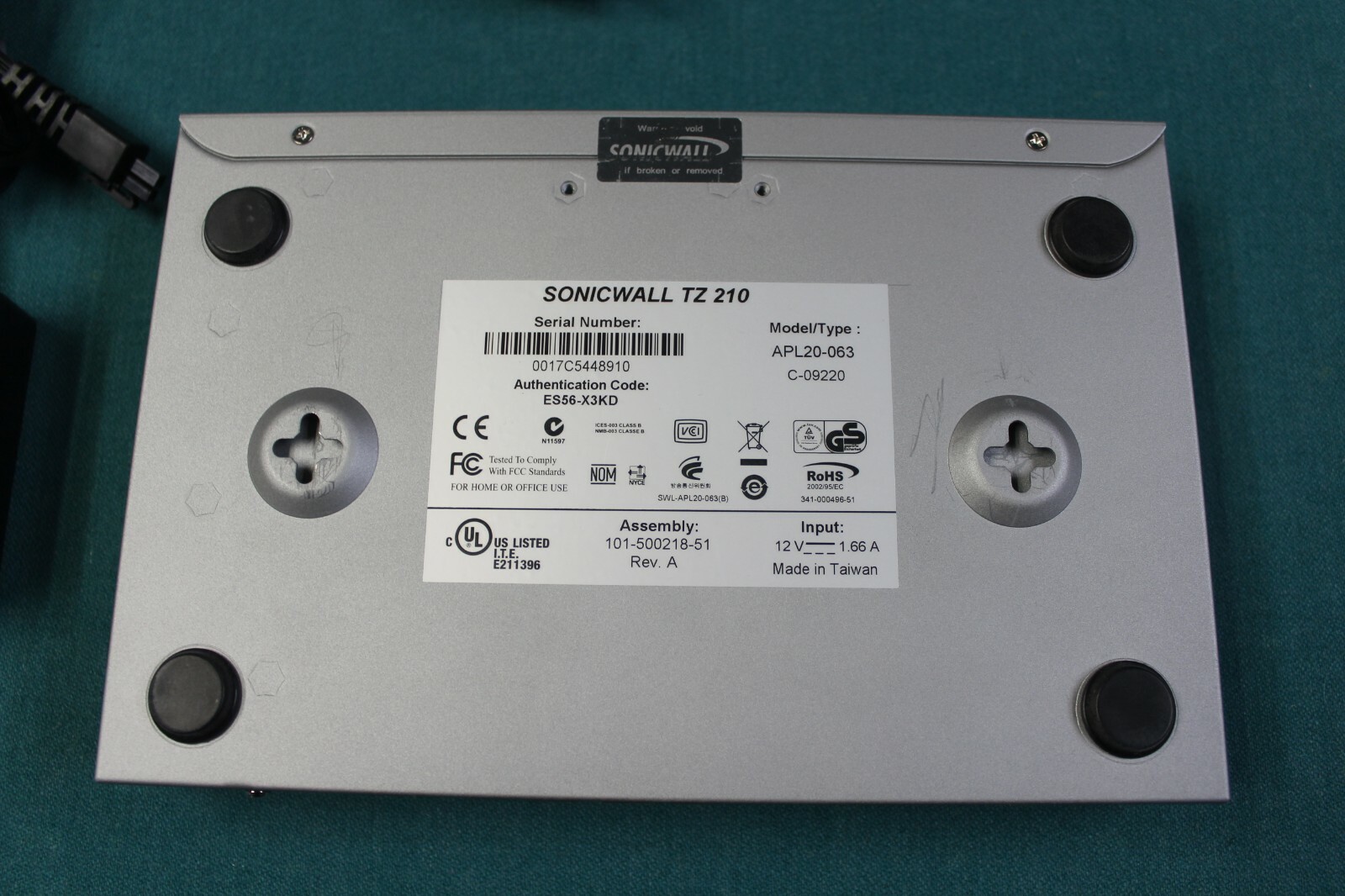 Sonicwall TZ 210 APL20-063 Firewall Network Security Appliance | eBay