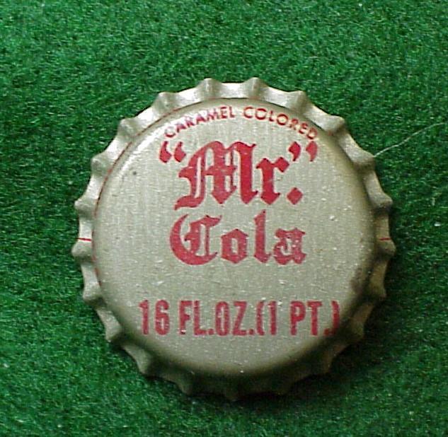 Mr Cola Soda Bottle Cap - Cork - Paducah, KY - 10C5 | eBay