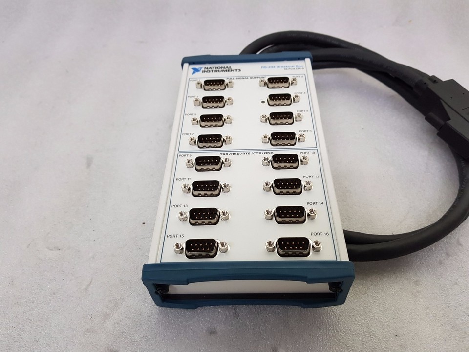 NATIONAL INSTRUMENTS NI RS-232 Breakout Box 16-port DB-9 | eBay