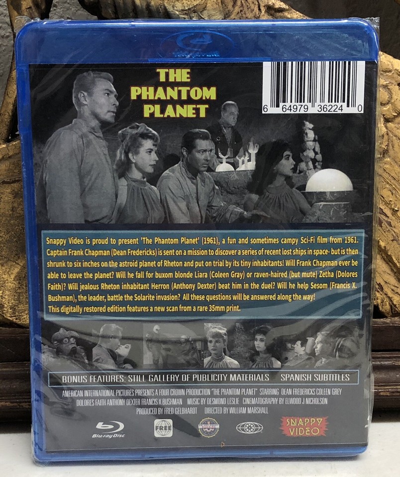 The Phantom Planet - 1961 BD-R Blu Ray - Snappy Video Thunderbean Classic Sci-Fi | eBay