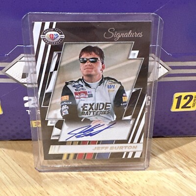 JEFF BURTON Autograph Card- 2023 Prizm Racing - Signatures - | eBay
