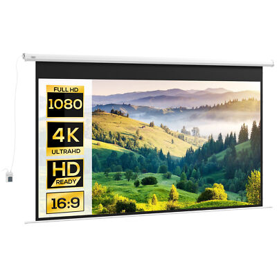Beamer-Leinwand Elektrisch 266 x 149 cm 16:9 Projektionsleinwand ...
