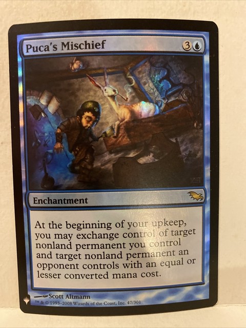 MTG Puca's Mischief Mystery Booster - Shadowmoor 047/301 Foil Rare for ...